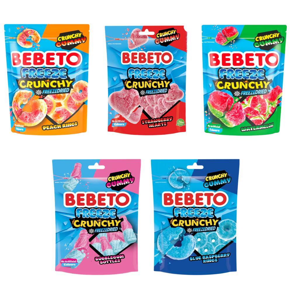 Bebeto Freeze Crunchy Bonbons Lyophilisés 35 g 35 g - Bonbonhalal